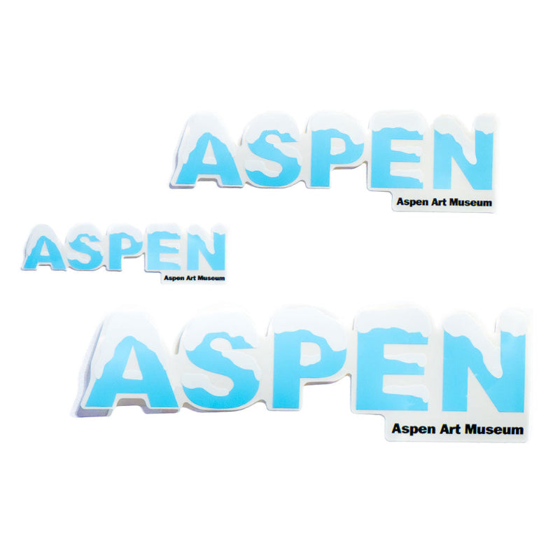 AAM x Urs Fischer: Aspen Car Stickers – Museum Shop