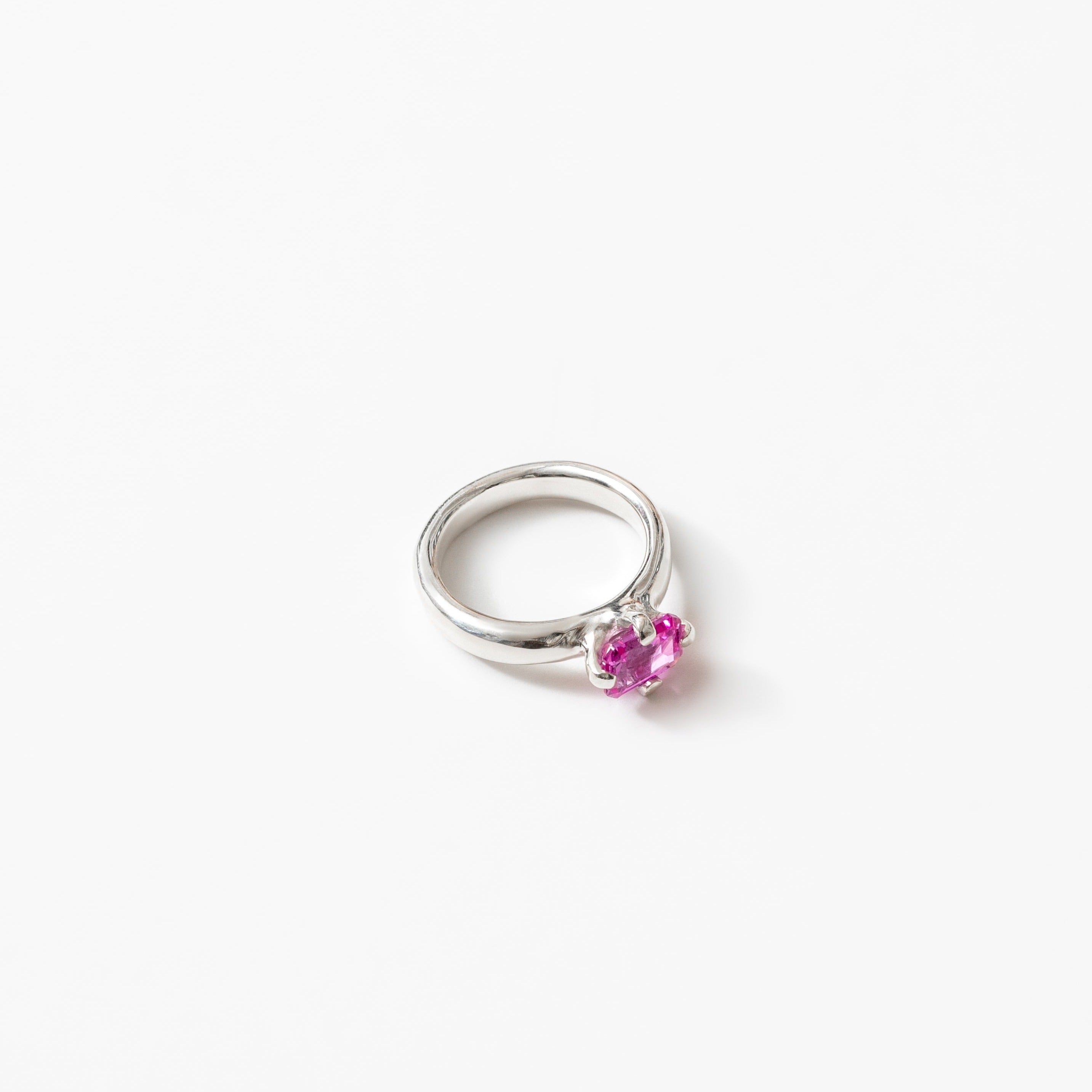 Mel Ring in Pink and Sterling Silver by Wolf Circus – Museum Shop